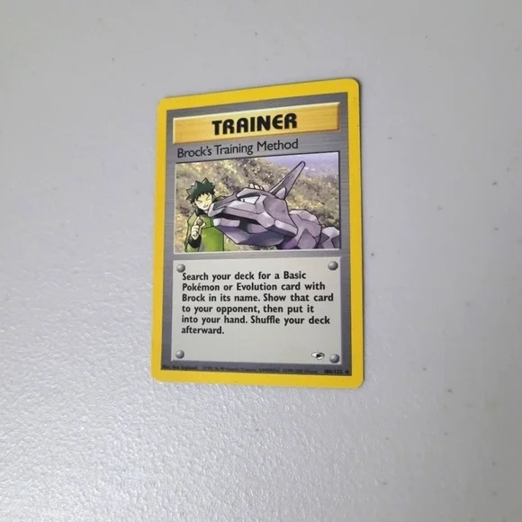 Pokemon | Toys | Pokemon Trading Card Yellow And Gray | Poshmark